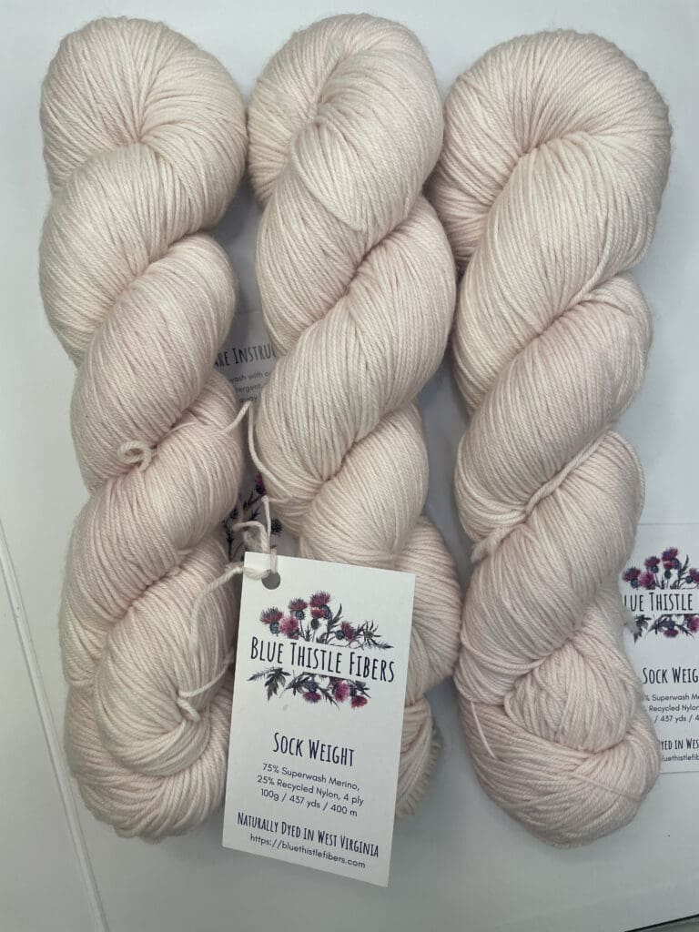 Discover the Magic of Light Peony Sock Yarn: Pink Naturally Dyed Yarn ...